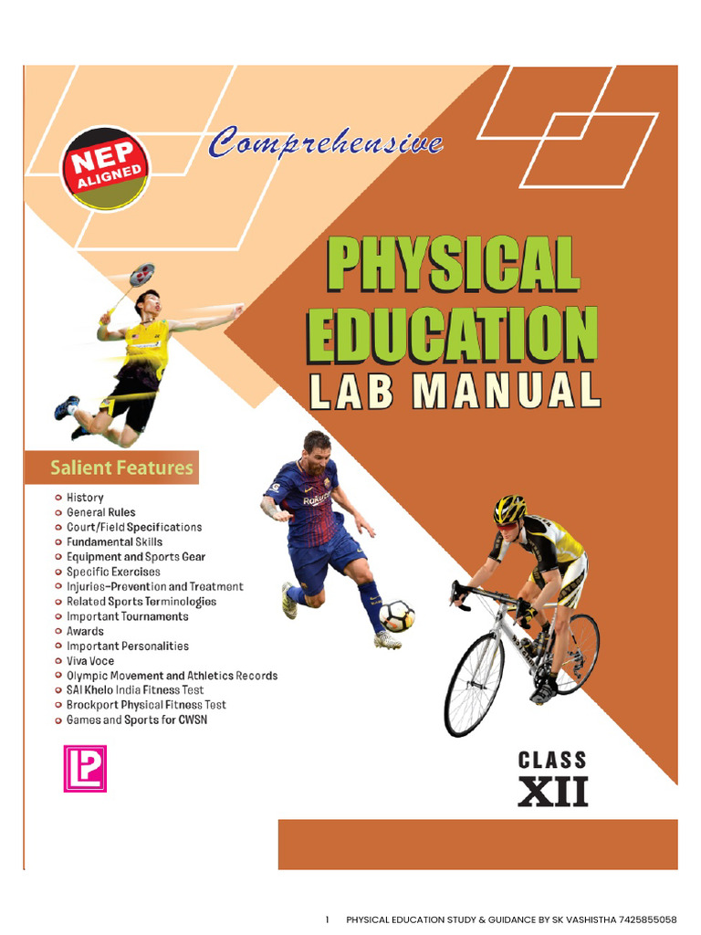 Class 12 Physical Education Manual | PDF | Self-Improvement