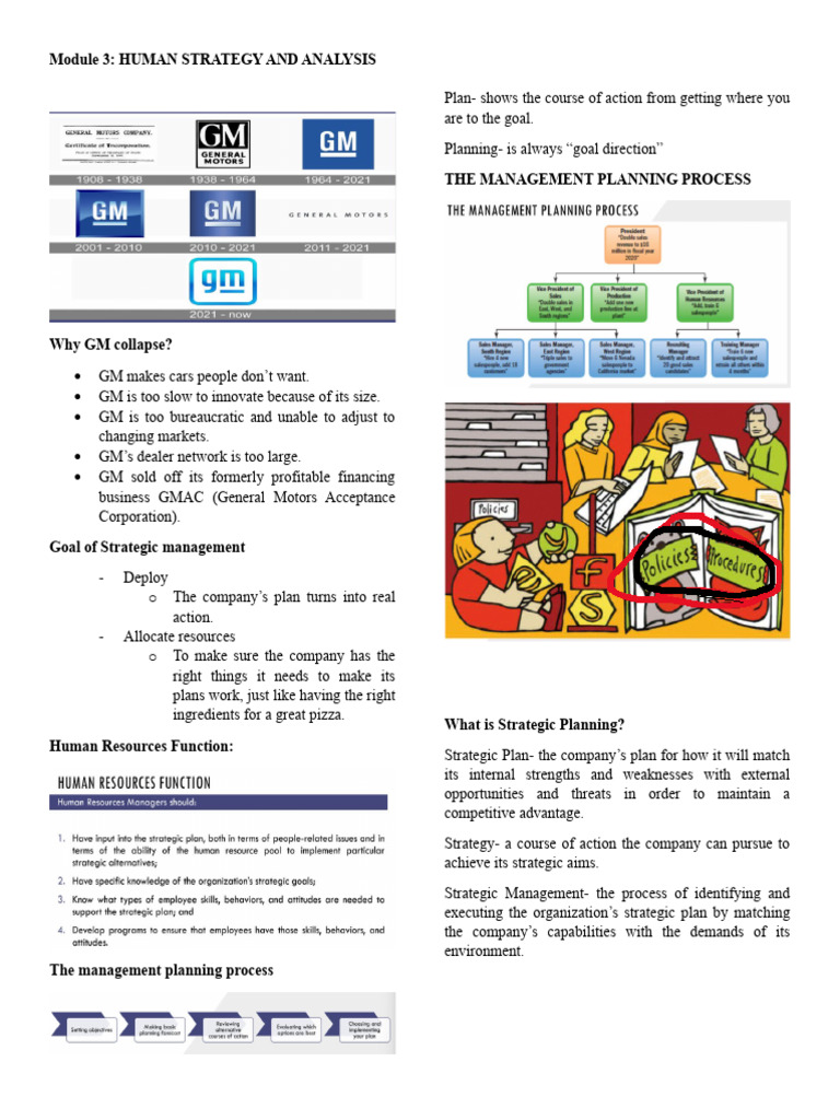 Human Strategy and Analysis | PDF | Strategic Management | Performance ...