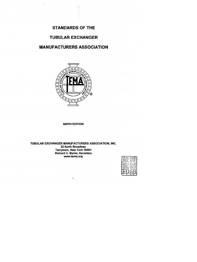 TEMA 9TH EDITION | PDF