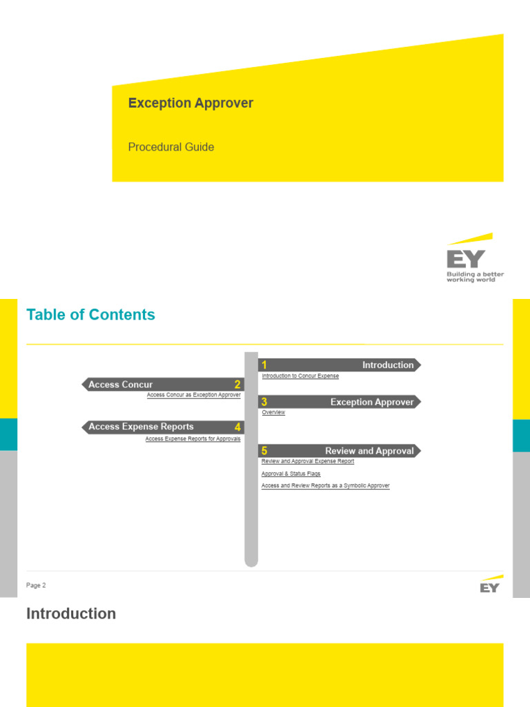 Procedural Guide - Concur Expense Exception Approver | PDF ... Procedural Guide - Concur Expense Exception Approver | PDF ...