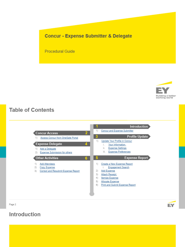 Concur Guide for EY Expense Users | PDF | Value Added Tax | Expense