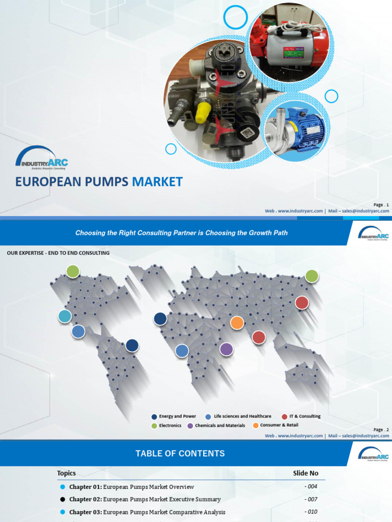 European Pumps Market Insights | PDF | Pump | Efficient Energy Use