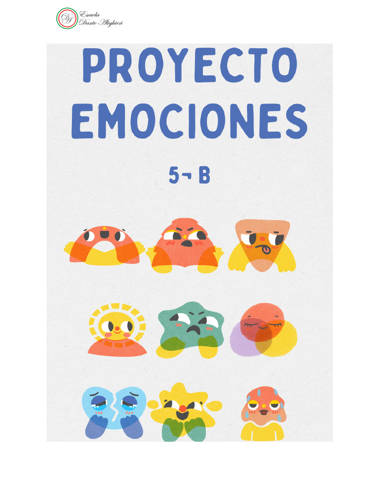 PROYECTO EMOCIONES | PDF | Las emociones | Sicología