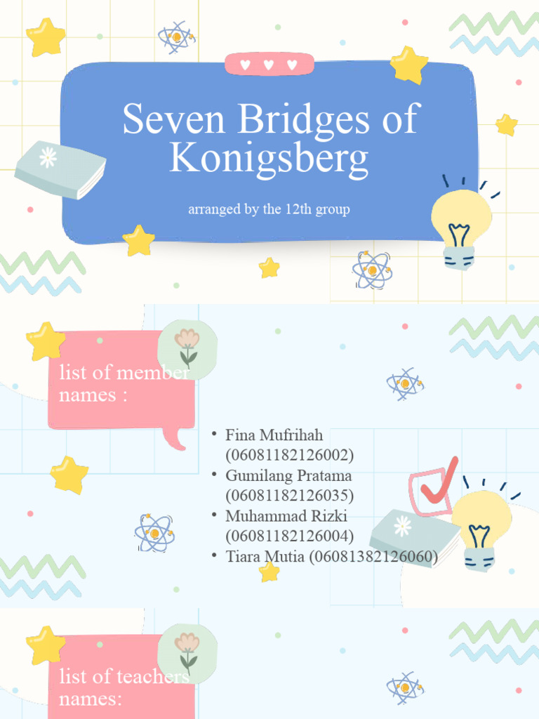 Seven Bridges of Konigsberg | PDF | Mathematical Concepts ...