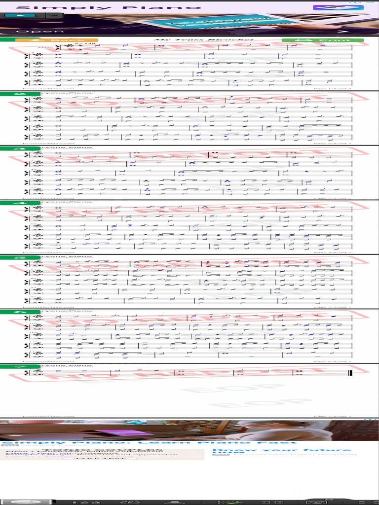 My Tears Ricochet-Taylor Swift Stave Preview -EOP Online Music Stand | PDF
