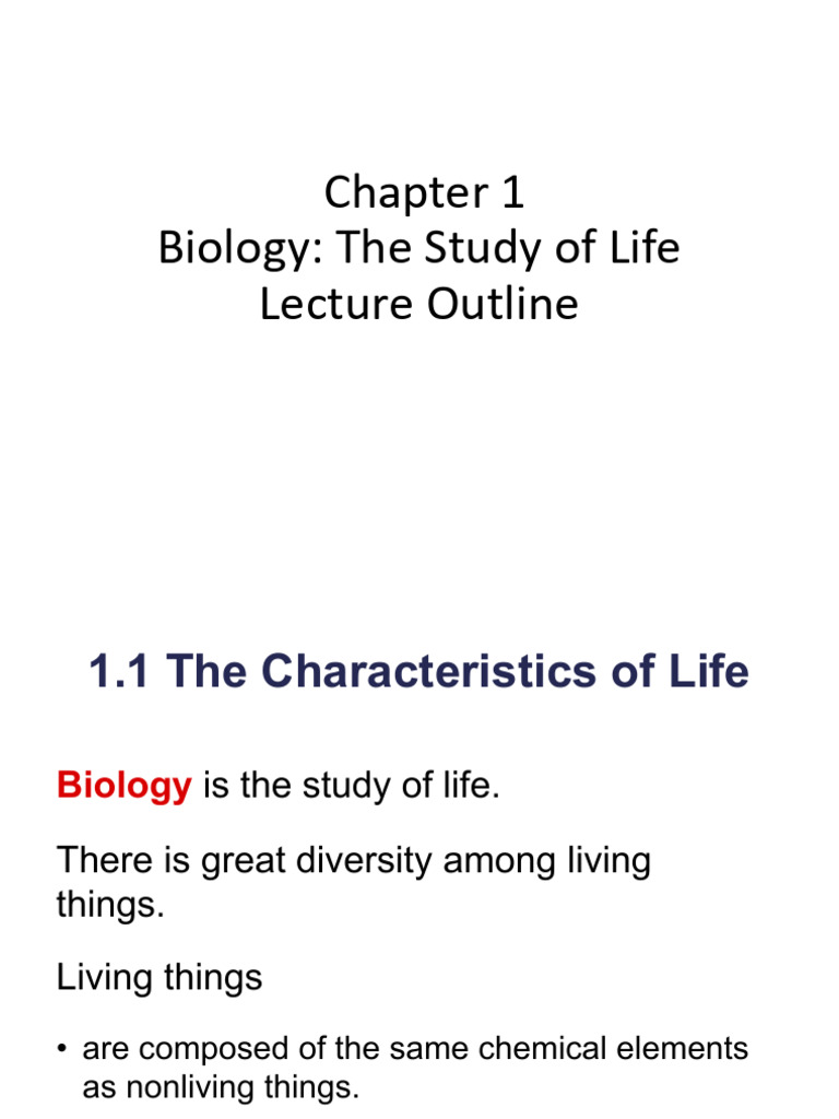 Biology Chapter 1 Pdf Experiment Evolution