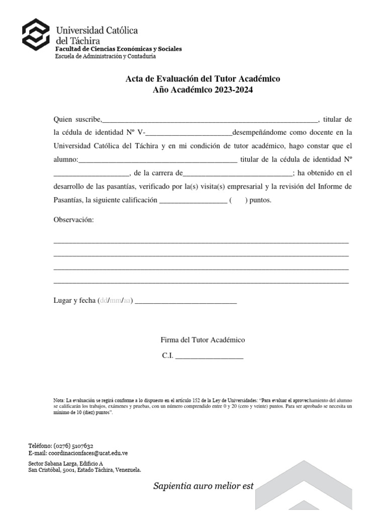 ACTA-DE-EVALUACION-DEL-TUTOR-ACADEMICO | PDF