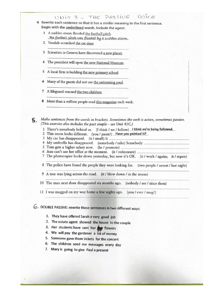 Passive Voice | PDF