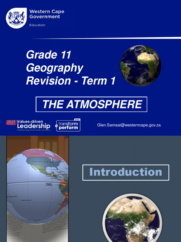 Grade 11 Telematics Revision Term 1ppt | PDF | Drought | Atmospheric ...