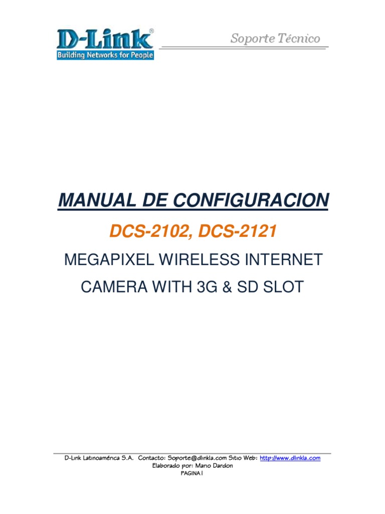 Manual de Configuracion DCS-2121 2102 | PDF | Contraseña | Red mundial
