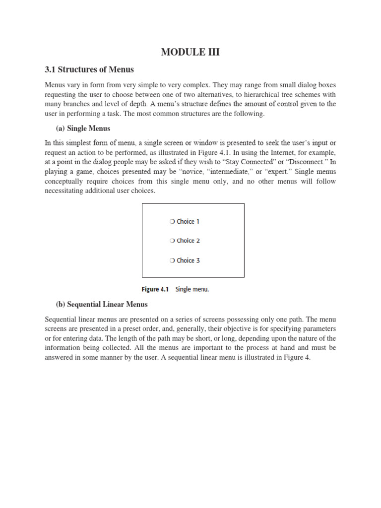 UID - Module 3 - Notes | PDF | Menu (Computing) | Computer Keyboard