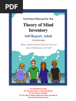 Coventry Grid For Adults | PDF | Autism Spectrum | Clinical Psychology