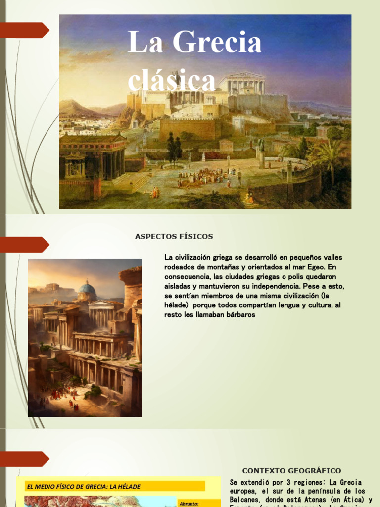 Diapositivas Grecia | PDF | Antigua Grecia | Grecia