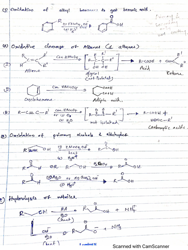 Carbonyl Compounds Short Note | PDF