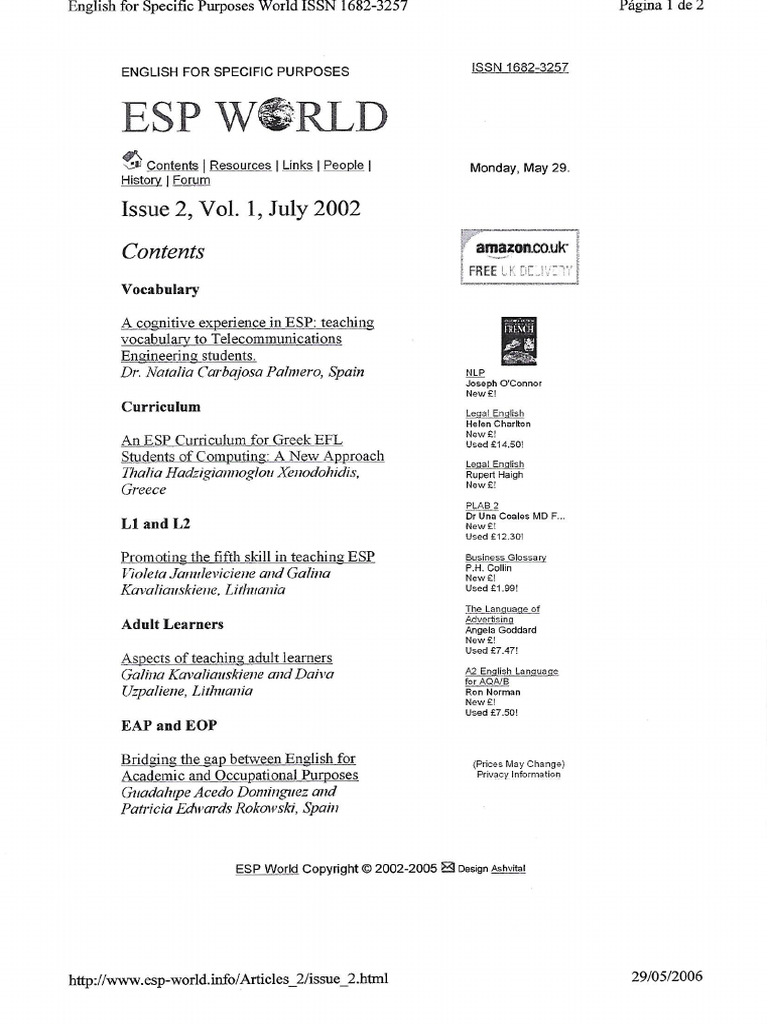 ESP World Journal Guadalupe | PDF