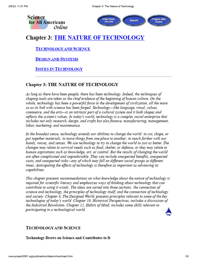 Chapter 3 - The Nature of Technology | PDF | Science | Engineering