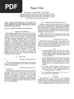 Standard IEEE Format For Writing Papers | PDF | Note (Typography) | Bracket