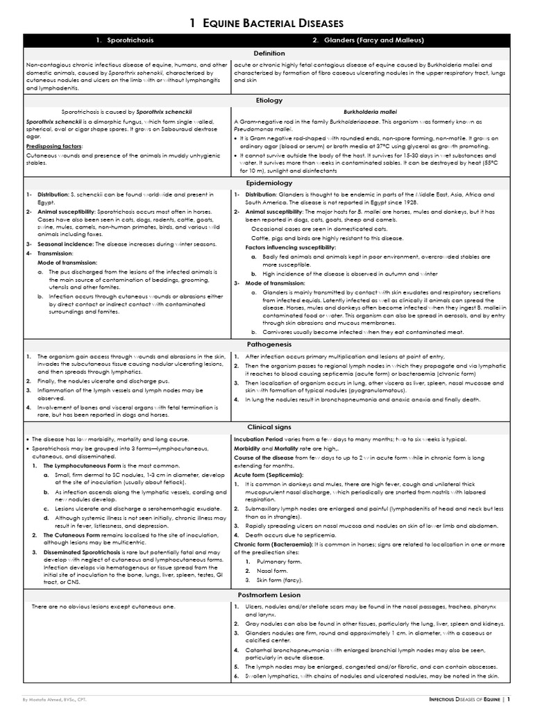 2 - Infectious Diseases of Equine | PDF | Infection | Medical Specialties
