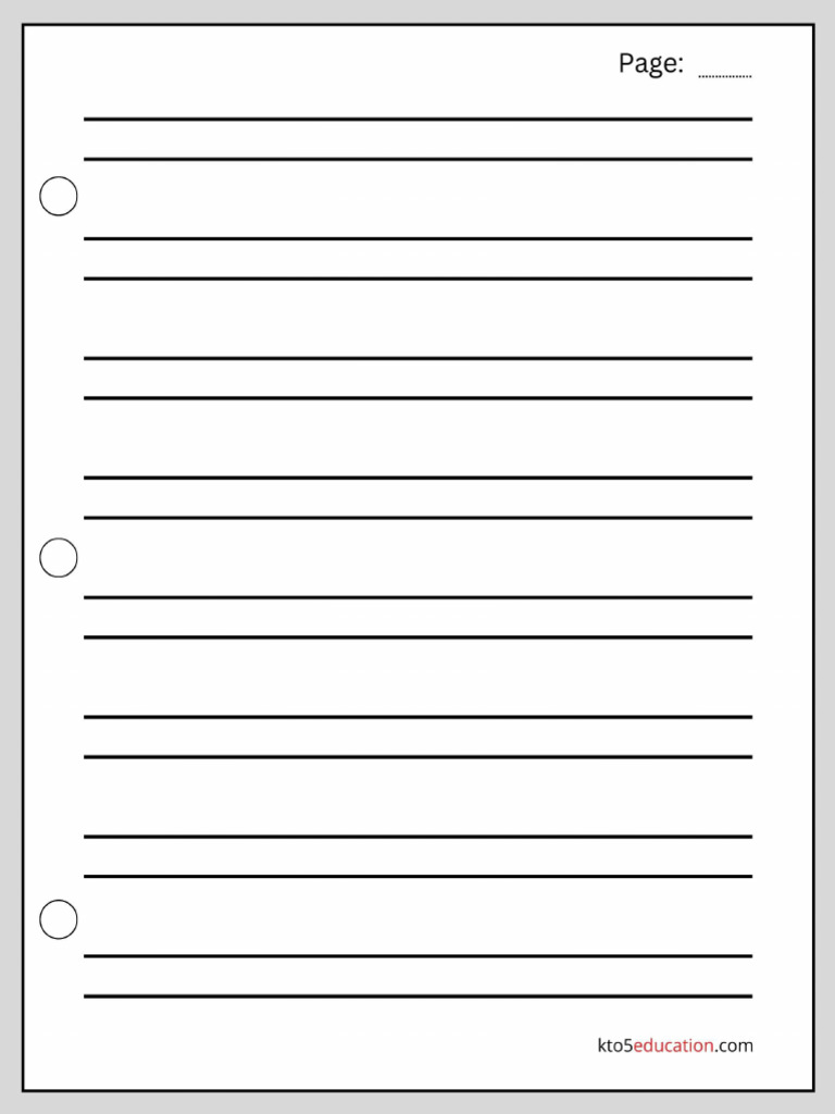 Double Lined HWT Paper For Handwriting | PDF