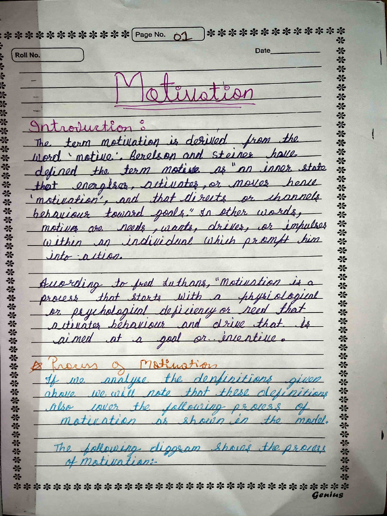 Motivation | PDF