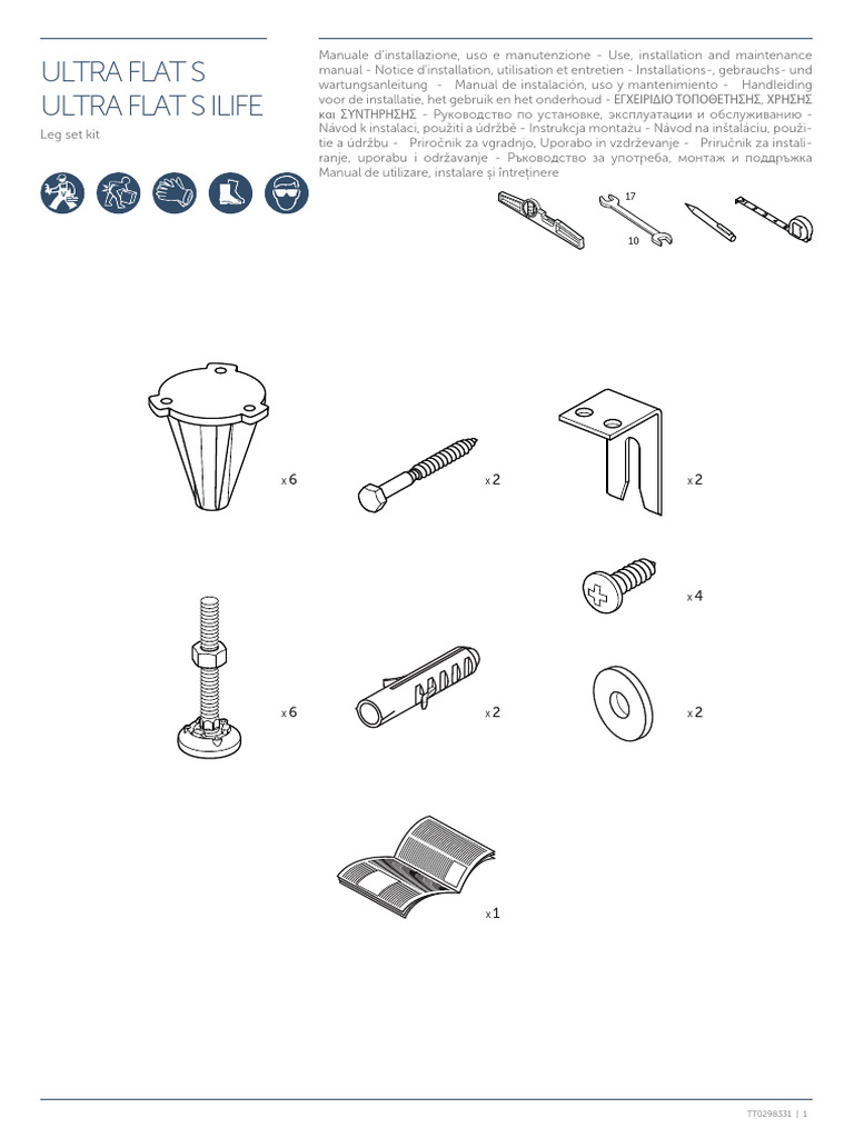 IS UltraFlatS TT0298331 IGuide NN Leg-Kit 01 | PDF