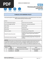 Surgical Site Marking Protocol | PDF | Patient Safety | Surgery