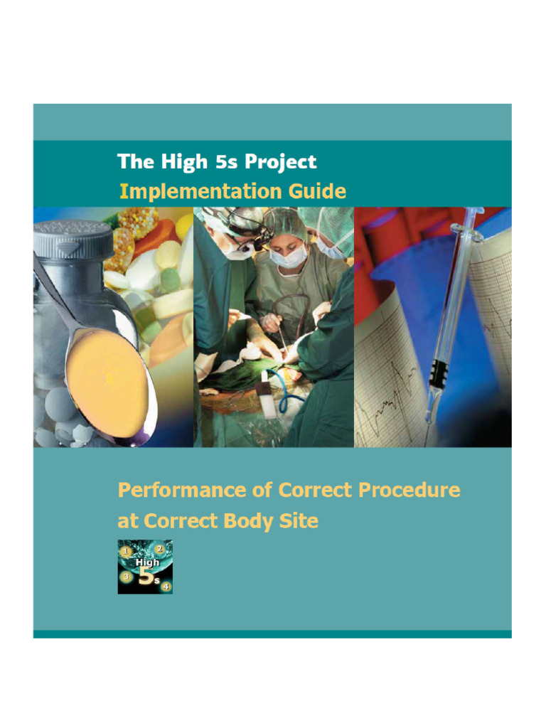 Css Guide | PDF | Surgery | Patient Safety