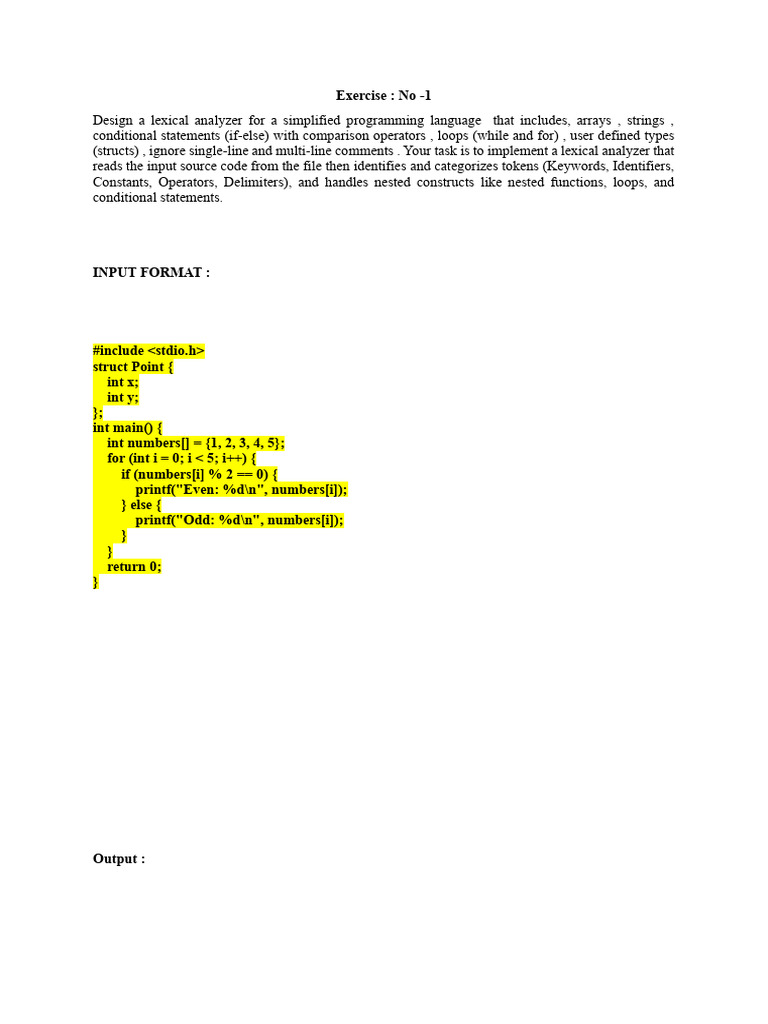 EX - No1 Question | PDF | Reserved Word | Software Development