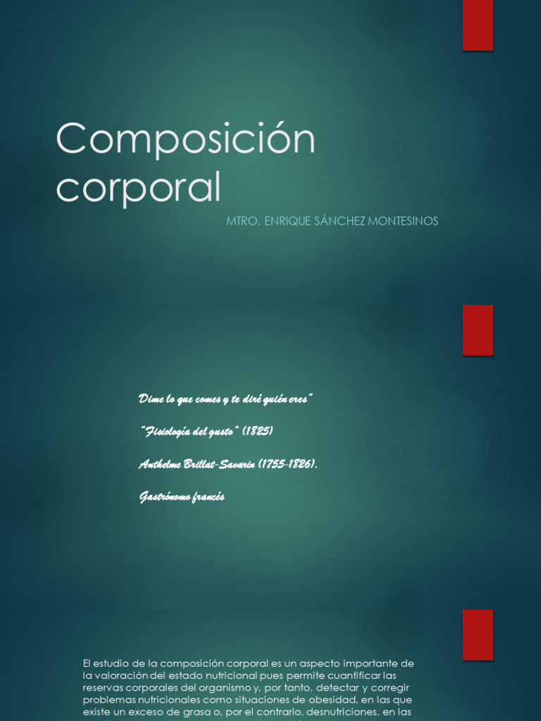 Composición Corporal | PDF | Tejido adiposo | Nutrición