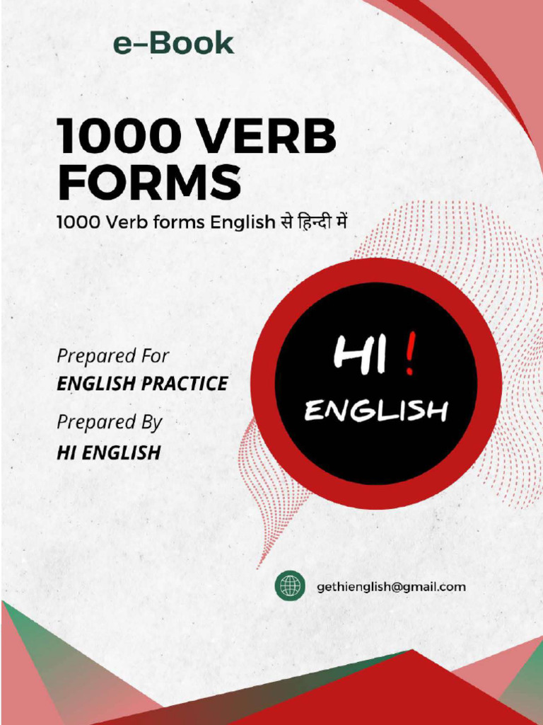 1000 Verbs Ebook Hi English | PDF