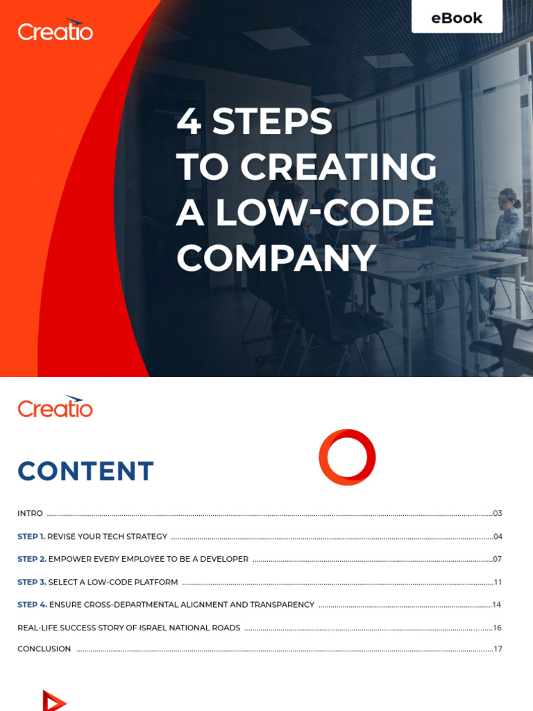 4 Steps To Building A Low Code Company | PDF | Mobile App | Cloud Computing