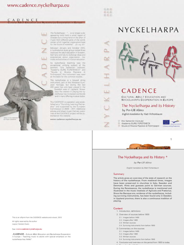 History of The Nyckelharpa - Per Ulf Allmo en | PDF | Sweden | String ...