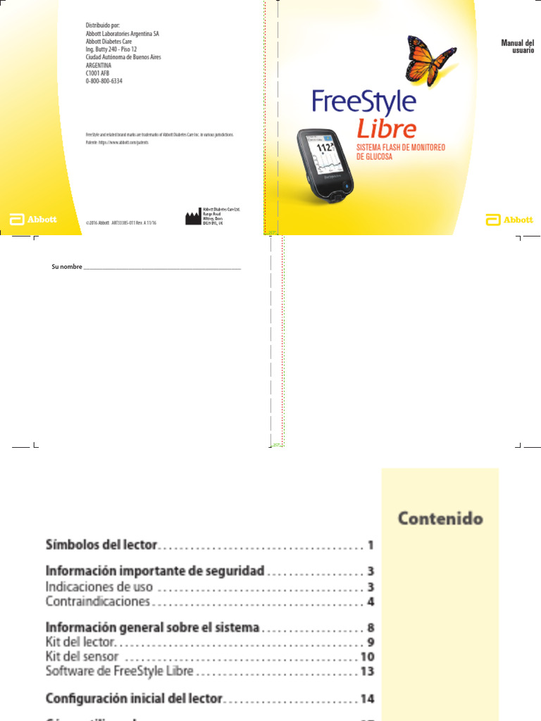 FreeStyle Libre READER v2 | PDF | Deshidración | Hipoglucemia