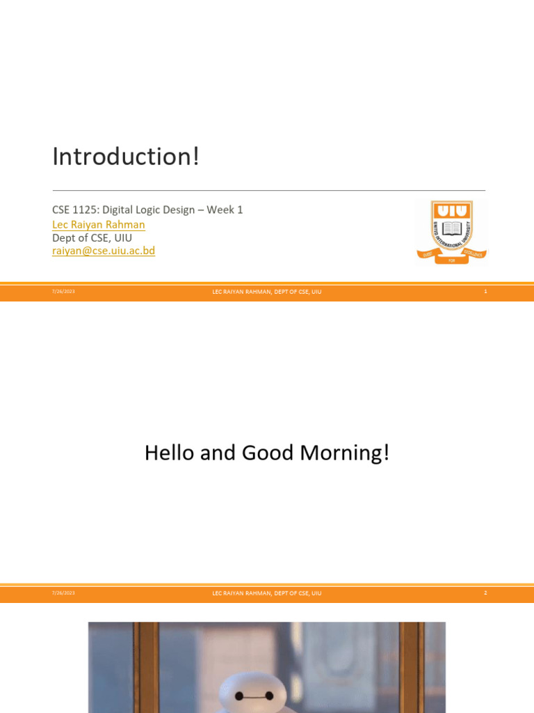 DLD Week 1 - Intro To Number Systems and BCD | PDF | Decimal | Binary Coded Decimal