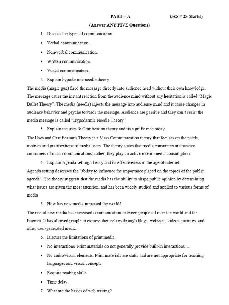 Principles of Mass Communication | PDF | Communication | Mass Media