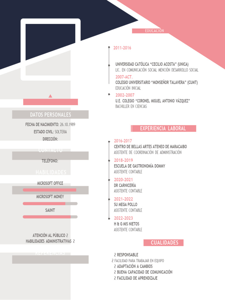 Curriculum Andrea Chávez | PDF