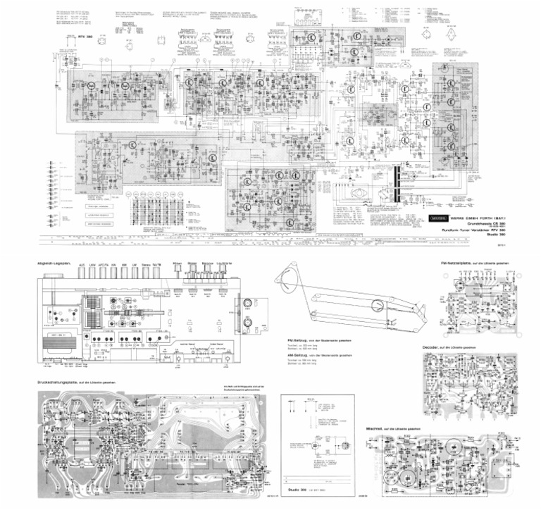 Grundig RTV 380 Service Manual | PDF