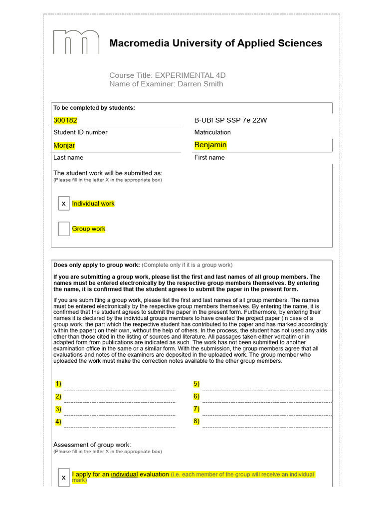 A Western Dream Reflection B.M | PDF | Cognition