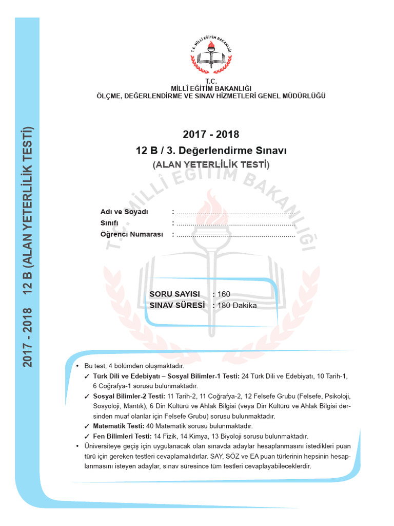 2020 Ydt 3 Soru | PDF