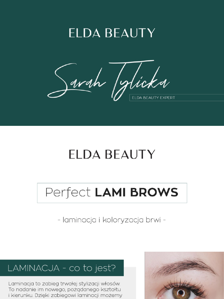 Skrypt Perfect Lami Brows Nowy | PDF