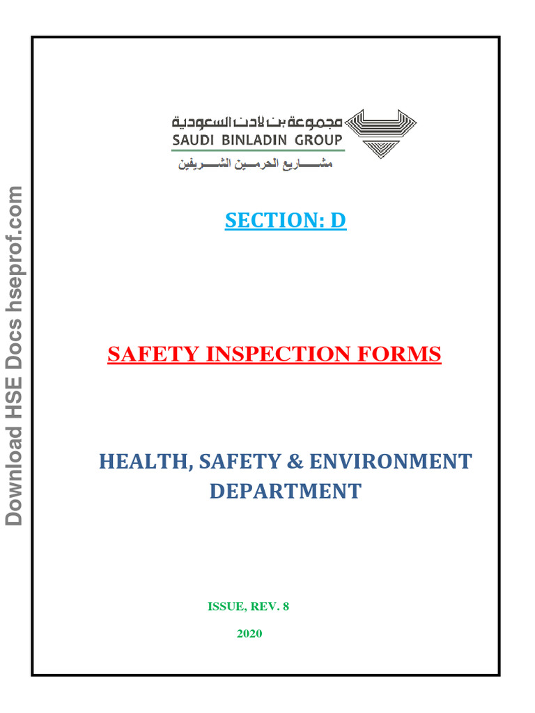 Safety Inspection Forms | Download Free PDF | Scaffolding ...