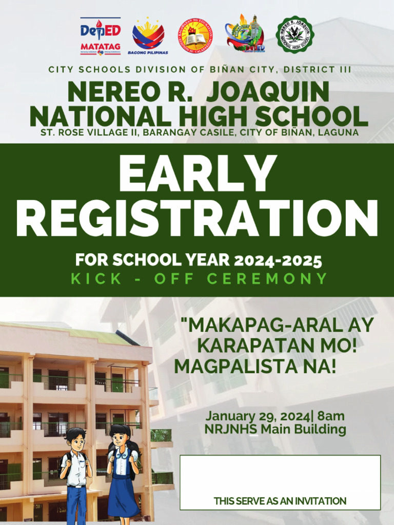 Early Reg Invi | PDF