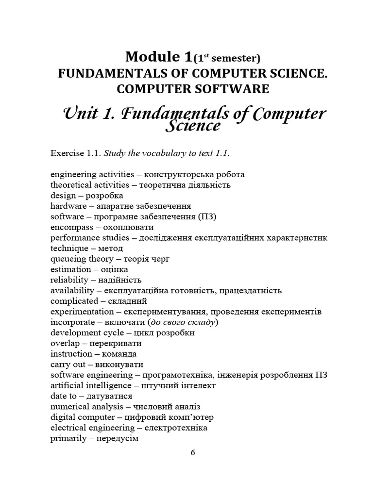 Professional English (textbook for 1st year IT-students) | PDF