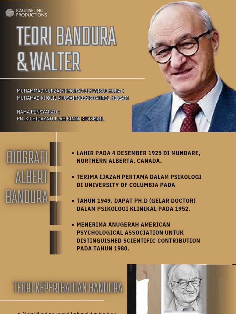Albert Bandura Slides by MK | PDF | Karier & Perkembangan ...
