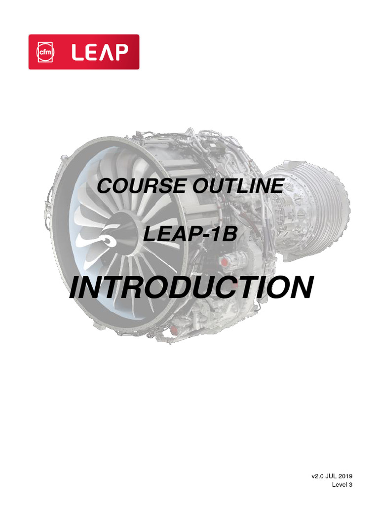 CFM Doc Leap 1B Co Intro 3 V2 | PDF | Turbine | Valve