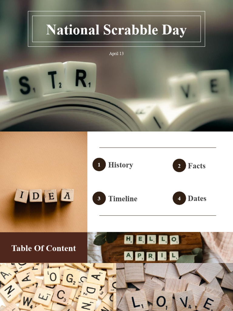 Slide - Egg 100343 National Scrabble Day | PDF