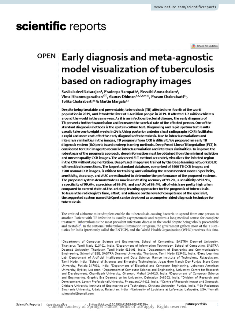 Early Diagnosis and Meta-Agnostic Model Visualizat | PDF | Deep ...