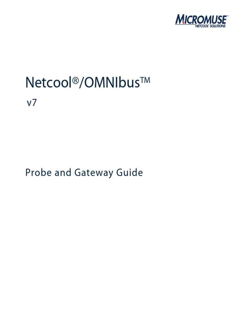 Netcool Probe | PDF | Microsoft | Linux