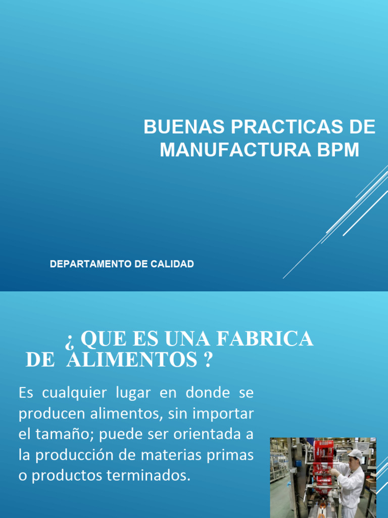 Bpm | PDF | Alimentos | Lavado de manos
