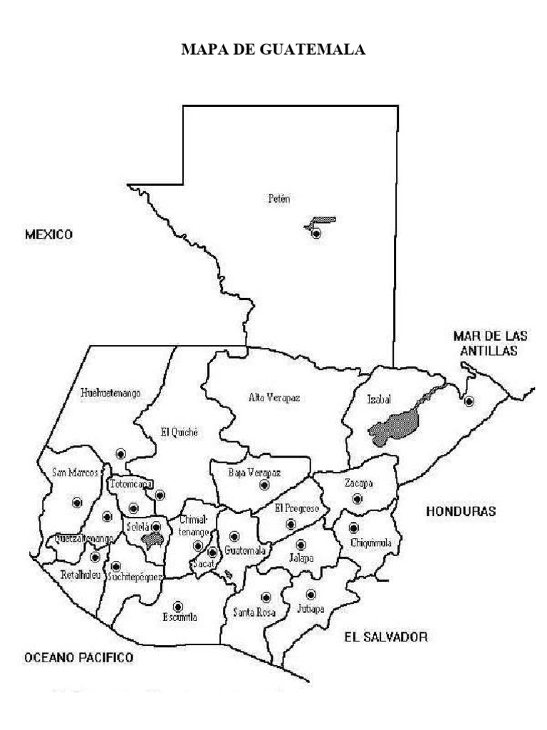 Mapa de Guatemala | PDF